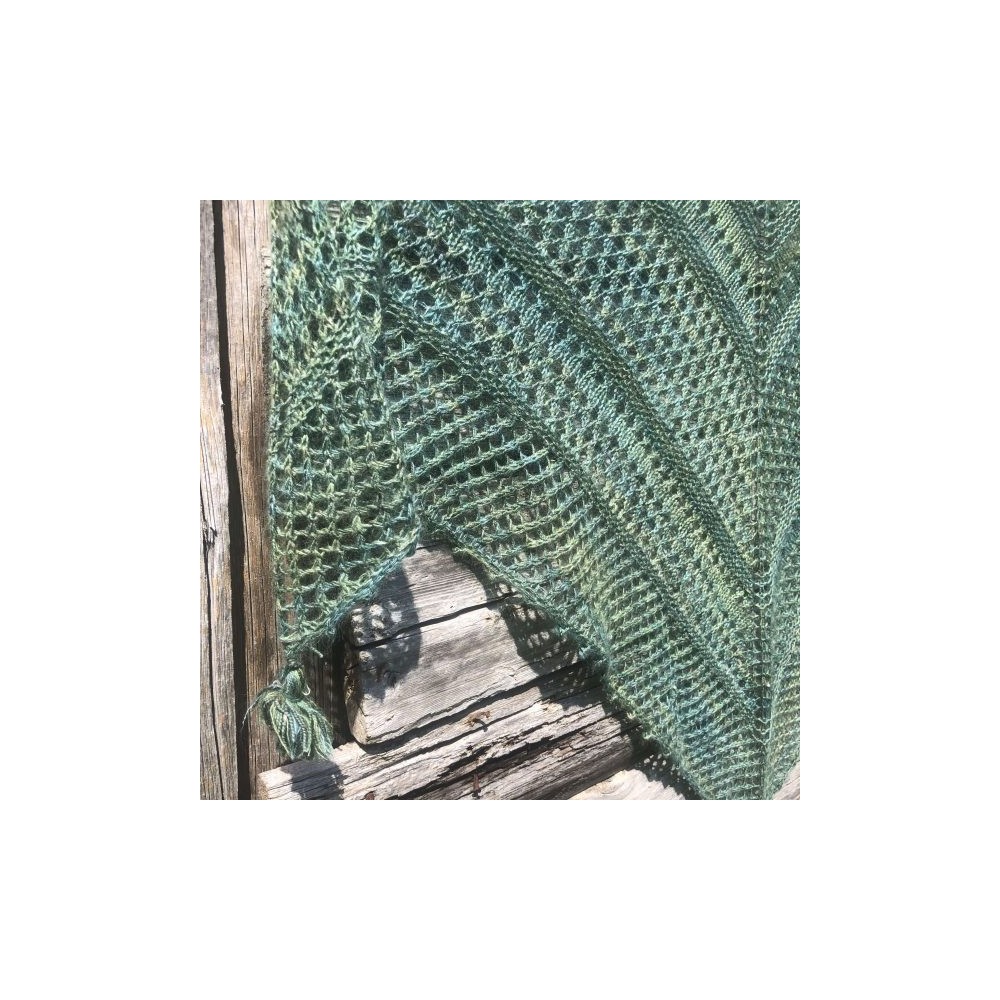 Châle Khâla - patron tricot Une Maille à la Fois